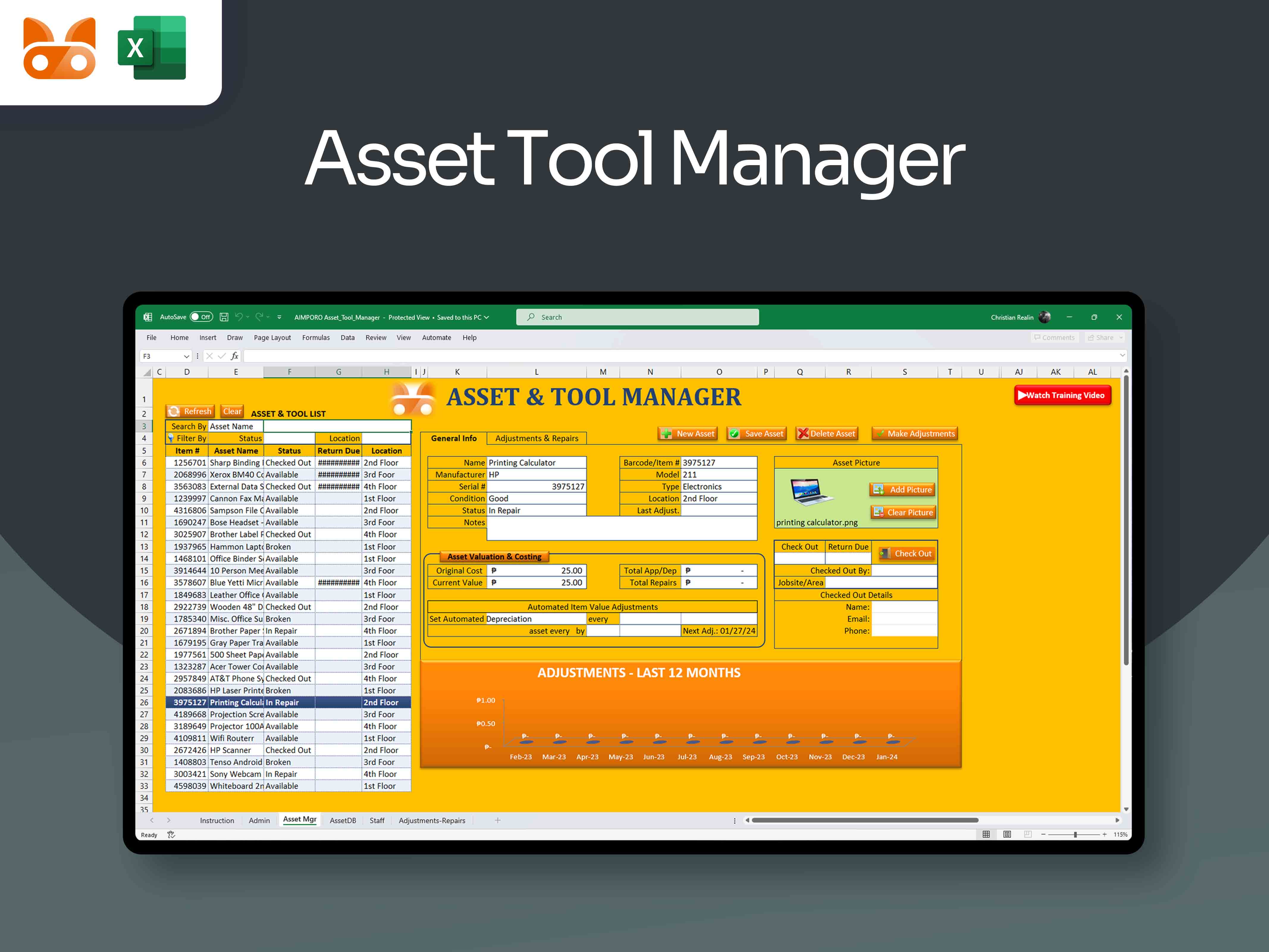 Office Asset And Tool Manager 2025 Aimporo Philippines